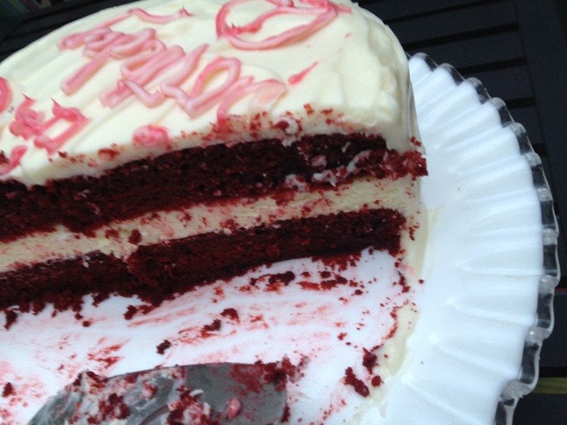 Best Cake recipe, Red Velvet Cake with Cheesecake Filling