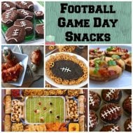 Easy Big Game Day Snacks and Decor Ideas (Chocolate Football Pretzels)