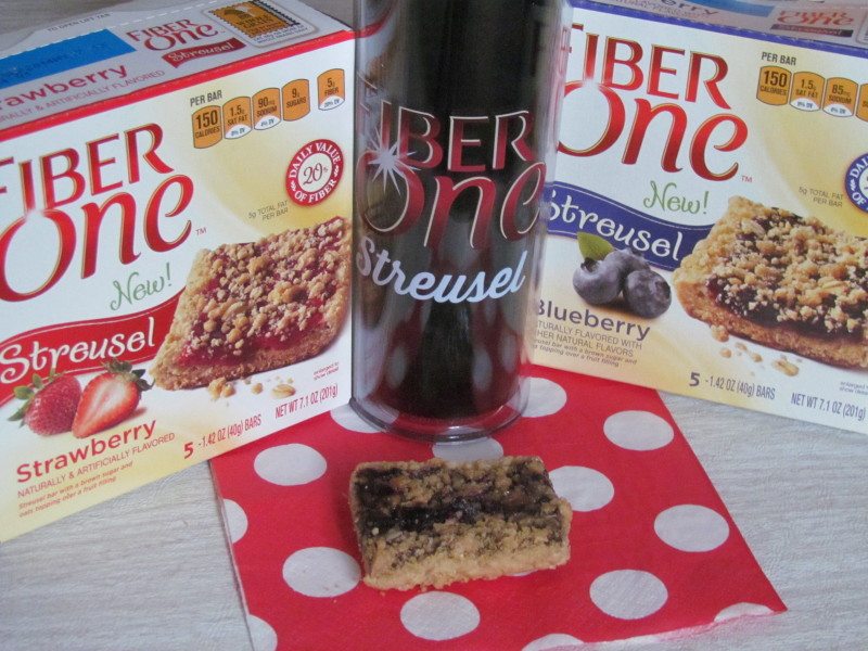 Fiber One Streusel Bars for on the go Fiber - Staying Close To Home