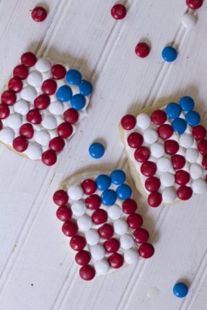 Two Patriotic Red White & Blue Cookie Recipes - Staying Close To Home