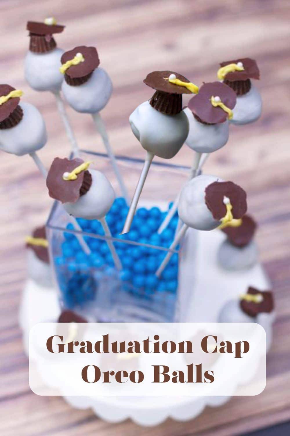 Graduation Cap Oreo Ball Truffles