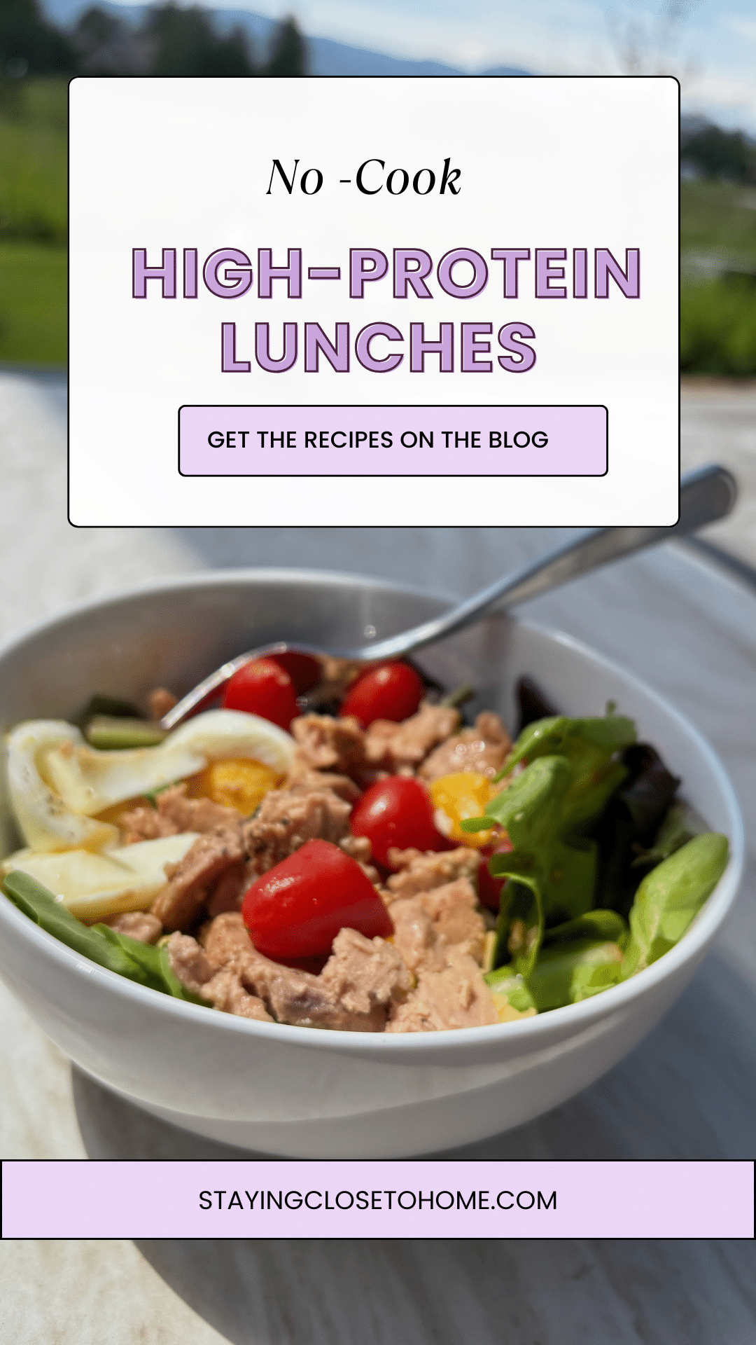 High Protein Canned Tuna Lunches - Staying Close To Home